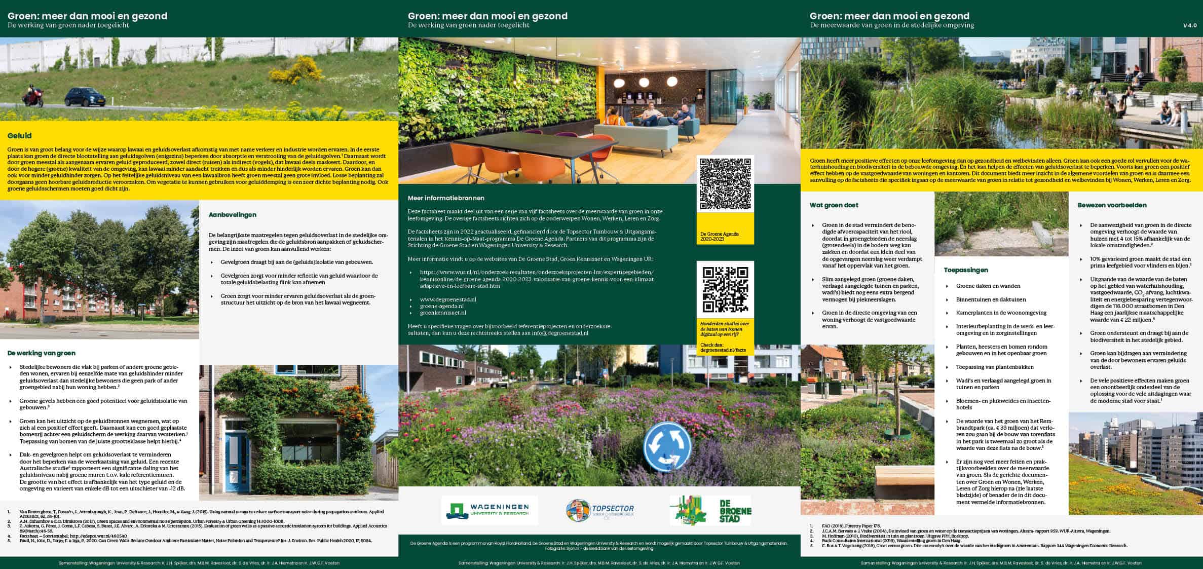 Factsheets - De Groene Stad
